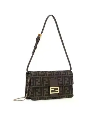 Fendi Tube Ff-jacquard Wallet