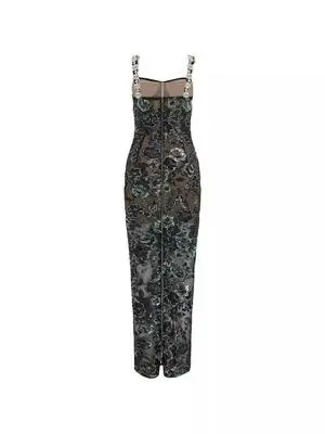 BRONX AND BRONCO Dahlia Sequin-embellished Maxi Dress