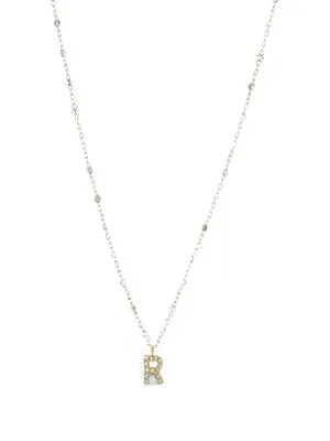 Gigi Clozeau Initial Pendant Diamond Necklace