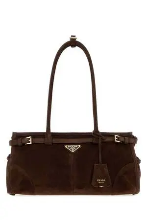 Prada Bonnie Shoulder Bag - Brown