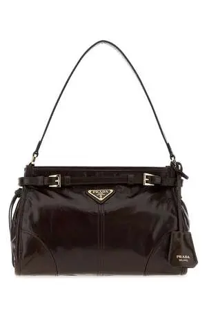 Prada Bonnie Shoulder Bag - Brown