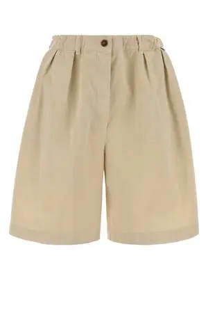 Prada Gabardine Bermuda Shorts - Brown