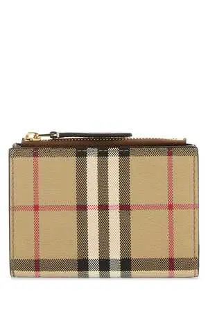 Burberry Printed Canvas Wallet - Multicolor
