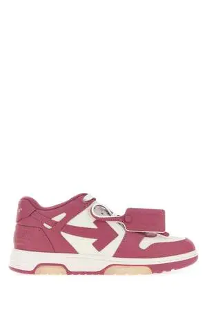 Off-White Two-tone Leather "out Of Office" Sneakers - Multicolor