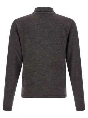 LEMAIRE Mouliné Wool Polo Shirt