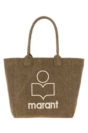 Isabel Marant Étoile Mud Cotton Small Yenky Shopping Bag - Brown