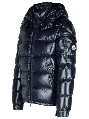 Moncler Maya' Shiny Nylon Down Jacket