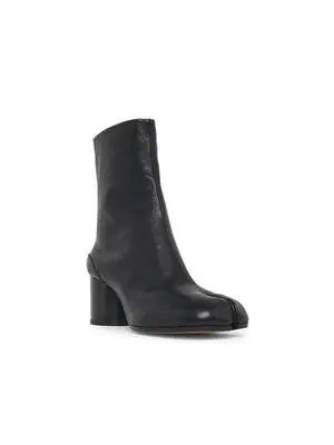 MAISON MARGIELA Tabi Leather Ankle Boots - Black