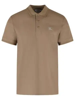 Burberry Eddie Ekd' Cotton Polo Shirt - Brown
