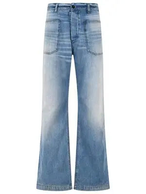 Acne Studios Acne Studios Wide Leg Denim Jeans Blue