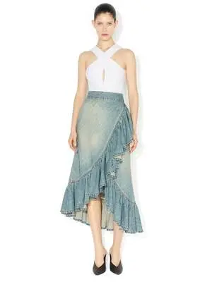 Alaïa Ruffle Skirt