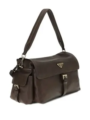 Prada Large Shoulder Bag - Brown