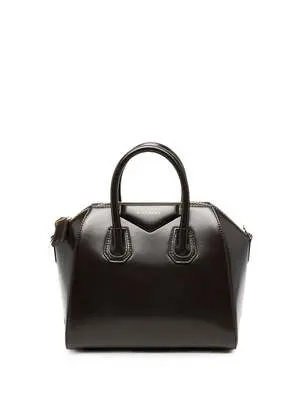 Givenchy Antigona Mini Box Leather Bag - Brown