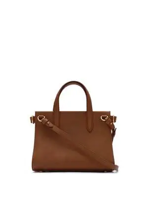 Burberry Mini Cotswolds Check Tote Bag - Brown