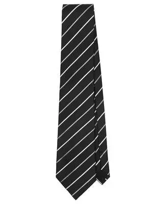 Saint Laurent Silk Cravat - Black
