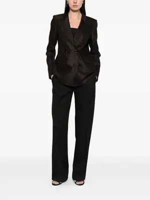 Tagliatore Parigi Double-breasted Linen Blend Blazer