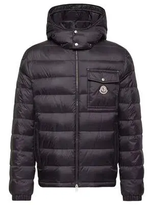 Moncler Verith Hooded Short Down Jacket - Blue