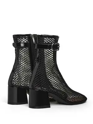 Alaïa 55 Fishnet Boots - Black