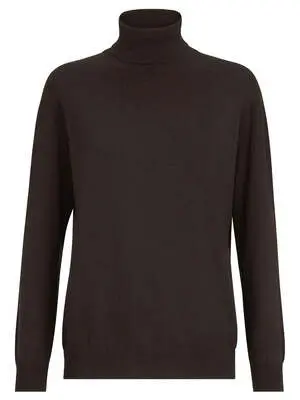 Brunello Cucinelli Cashmere Turtleneck Sweater - Brown