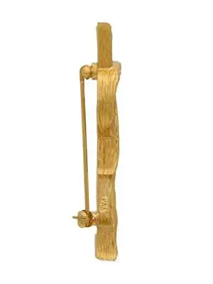 Saint Laurent Cassandre Metal Brooch