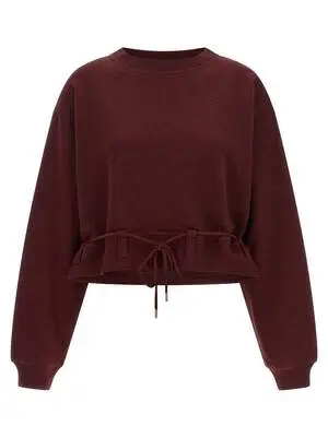 Dries Van Noten Cotton Cropped Sweatshirt - Multicolor