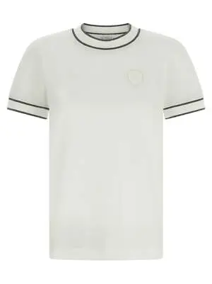 Brunello Cucinelli Sparkling Knit T-shirt - White