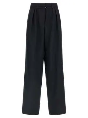 DRIES VAN NOTEN DRIES VAN NOTEN 'Peacha' High-Waisted Wide-Leg Wool Trousers
