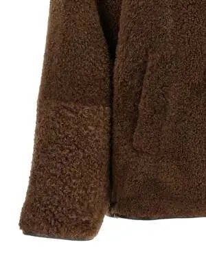 Brunello Cucinelli Reversible Shearling And Leather Jacket