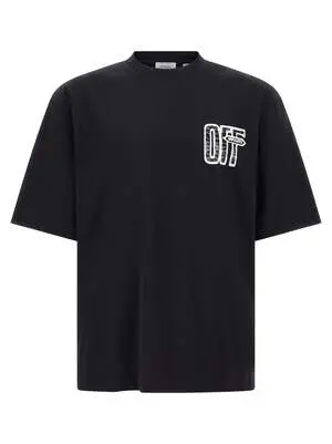 Off-White Motion Arrow Skate' T-shirt - Black
