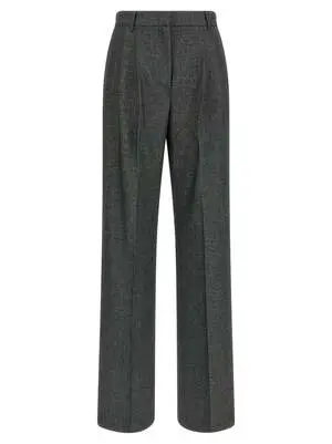 Andamane Nathalie Wide-leg Trousers - Gray