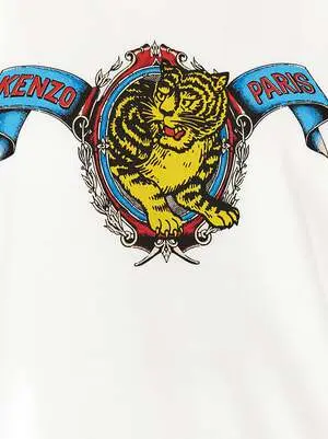 Kenzo Jumping Tiger Crewneck Sweatshirt - White