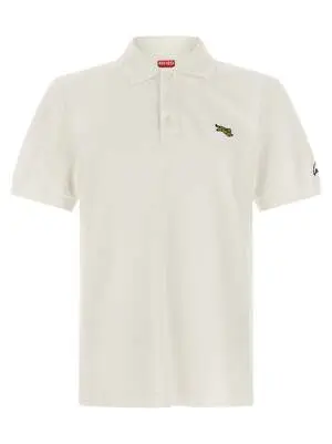 Kenzo Happy Tiger' Polo Shirt - White