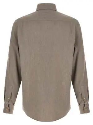 Brunello Cucinelli Herringbone Shirt - Gray