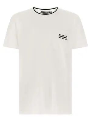 Dolce & Gabbana Logo Pocket T-shirt - White