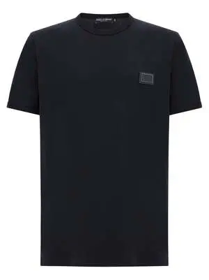 Dolce & Gabbana Metal Plate T-shirt - Blue