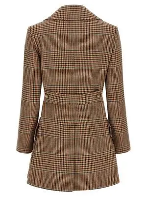 Etro Prince Of Wales Check Wool Coat