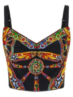 Dolce & Gabbana Carretto' Top - Multicolor