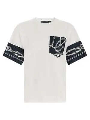 Dolce & Gabbana Dolce & Gabbana Men 'Marina' T-Shirt Blue