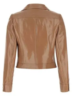 COURREGES Courrèges Reedition Vinyl Jacket - Brown