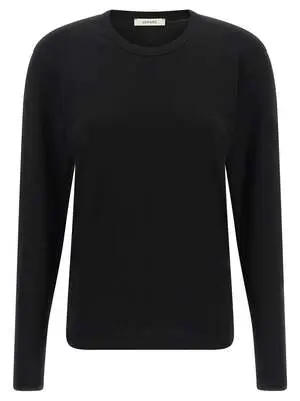 LEMAIRE Cotton Sweater - Black