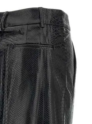 Andamane New Xania" Embossed Leather-effect Pencil Skirt