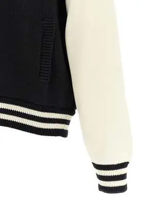 Kenzo Emblem Textured Cotton Knit Cardigan - Multicolor