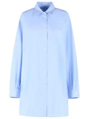 MAISON MARGIELA Light Cotton Shirt - Blue
