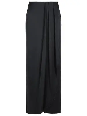 MAISON MARGIELA Silk Blend Midi Skirt