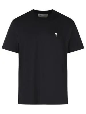 AMI Paris Cotton T-shirt - Black