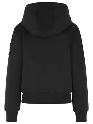 Moose Knuckles Cotton Blend Sweatshirt With Drawstring Hood