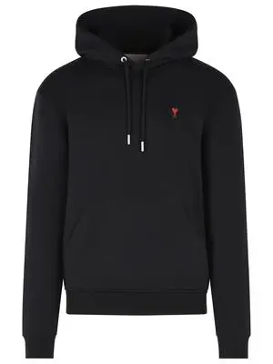 AMI Paris Cotton Sweatshirt - Black