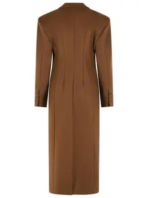 Andamane Ottavia Virgin Wool Blend Coat - Brown