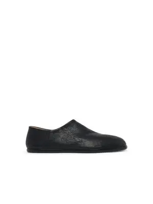 MAISON MARGIELA Tabi Leather Loafers - Black