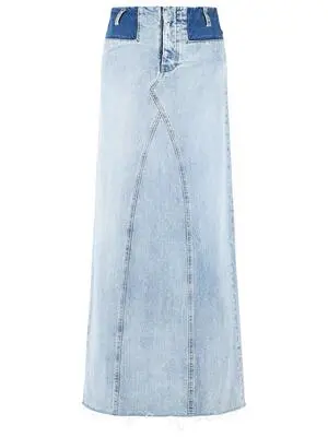 MAISON MARGIELA Maison Margiela Light Denim Maxi Skirt